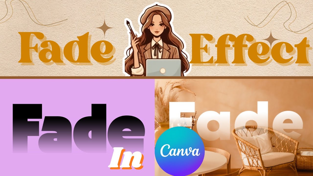 Fade Text Effect In Canva | Easy hack to follow for create standout ...