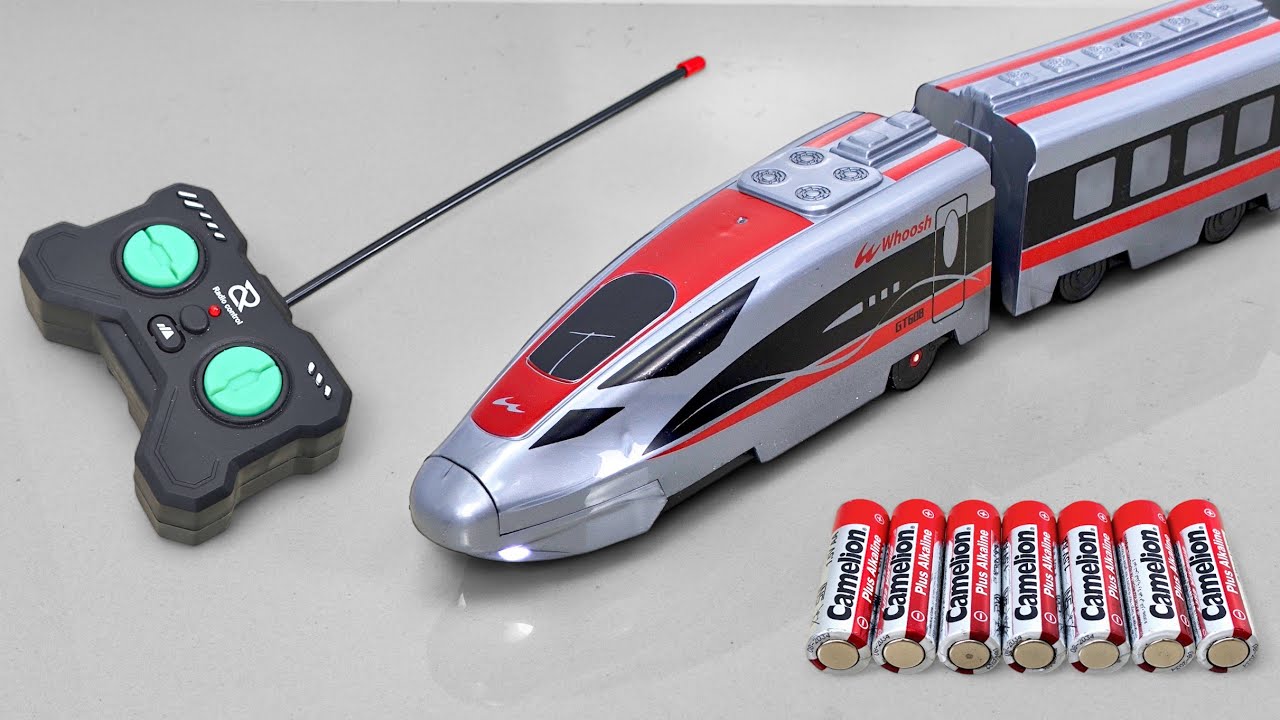 Unboxing Remote Control High Speed Rail Train, Police Car and spider ...