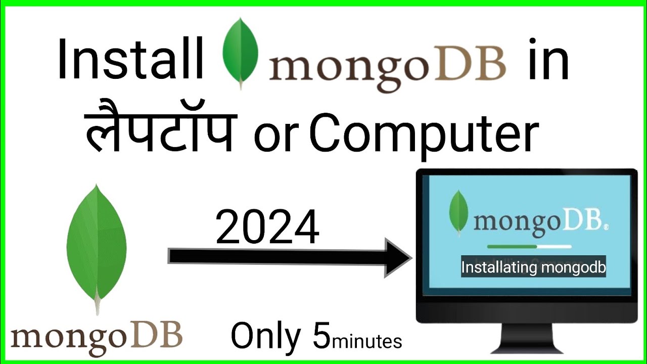 how to download and install mongodb in laptop and computer | windows 7 , 10 , 11 | 2024 - YouTube