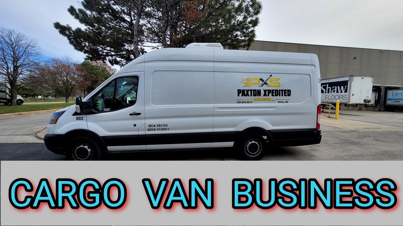 Loading a CARGO VAN with 10 feet or longer FREIGHT. - YouTube