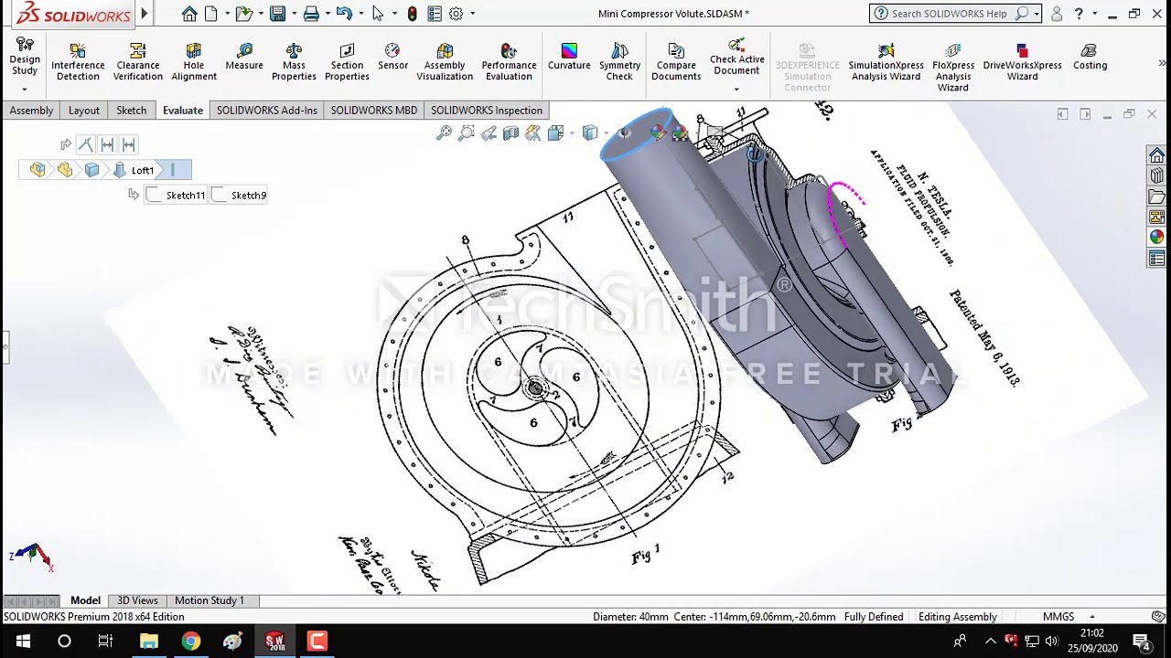 How to Trace Tesla's Patents using CAD - Part 1 - YouTube