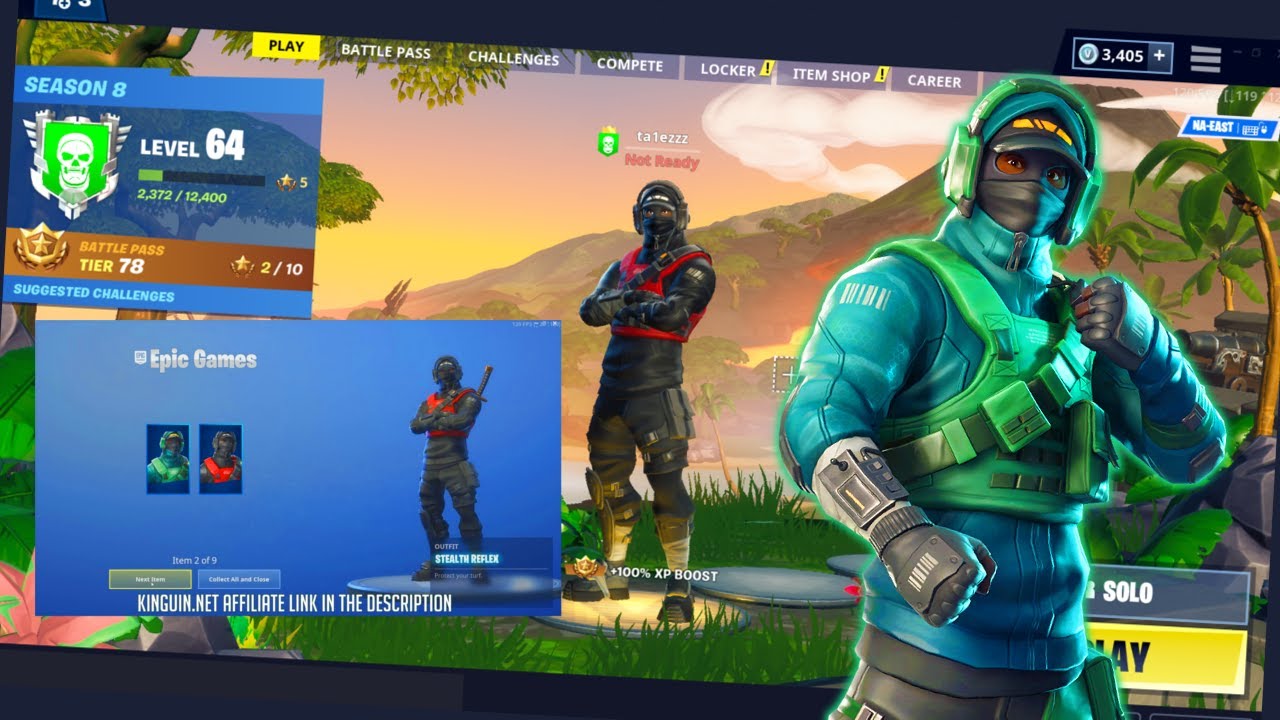 How to get the *NEW Stealth Reflex skin in fortnite - YouTube