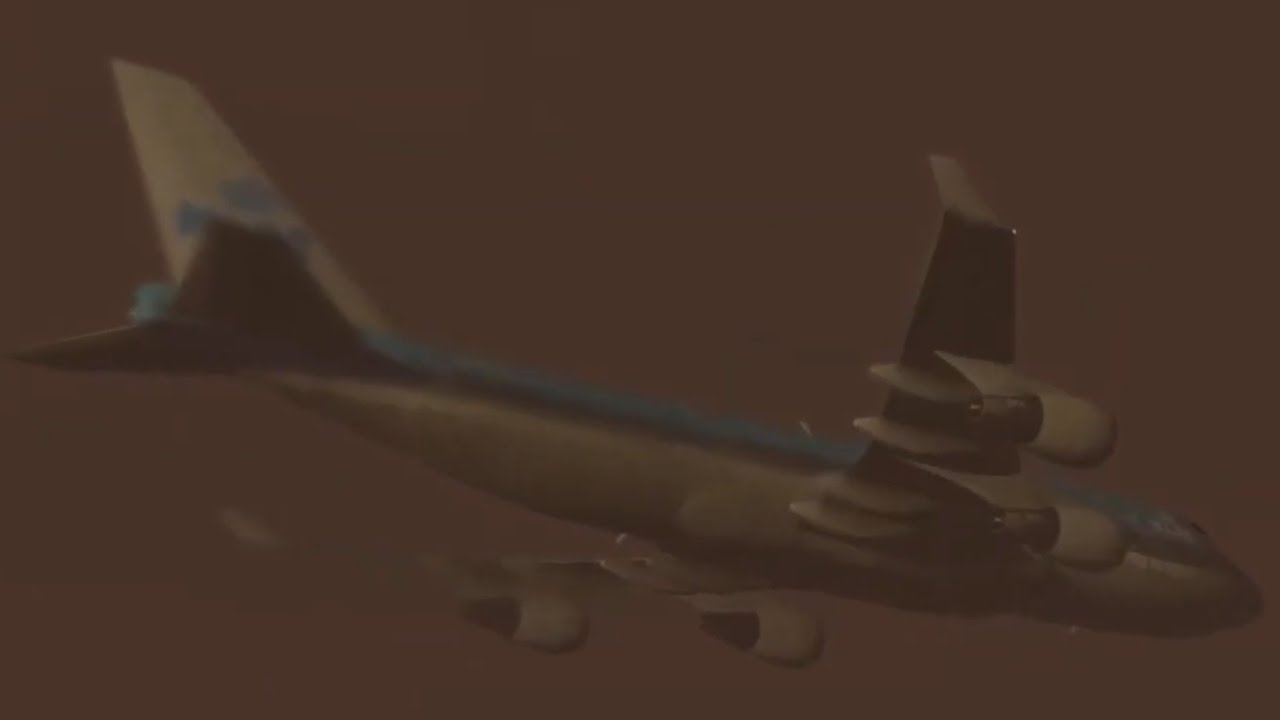 KLM Flight 867 - Landing Animation - YouTube