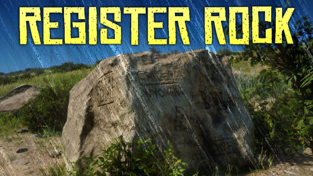 Register Rock - Red Dead Redemption 2 - YouTube