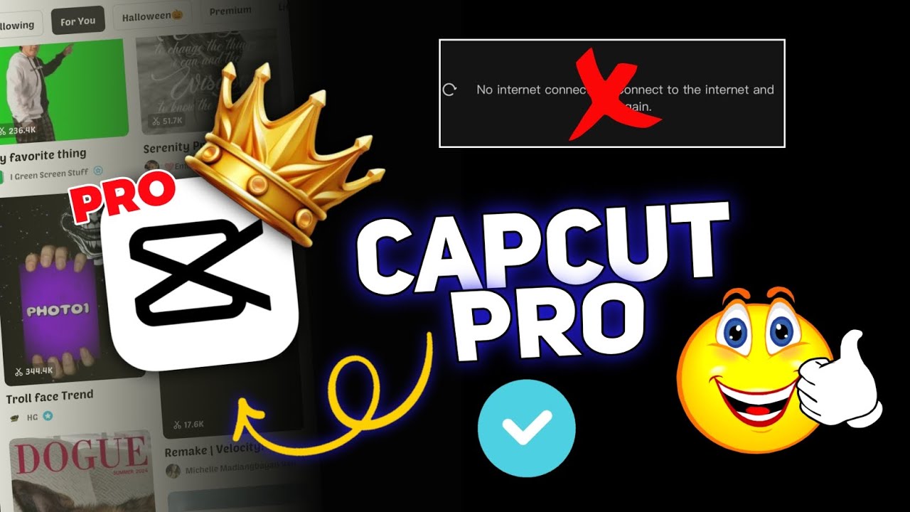 How To Fix CapCut Templates & No Network Problem | CapCut All Problem ...