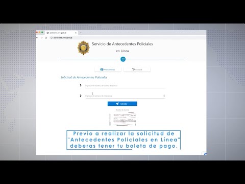 Antecedentes Penales y Policiales - Guatemala