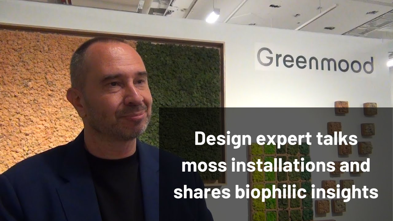 Design expert talks moss installations and shares biophilic insights ...