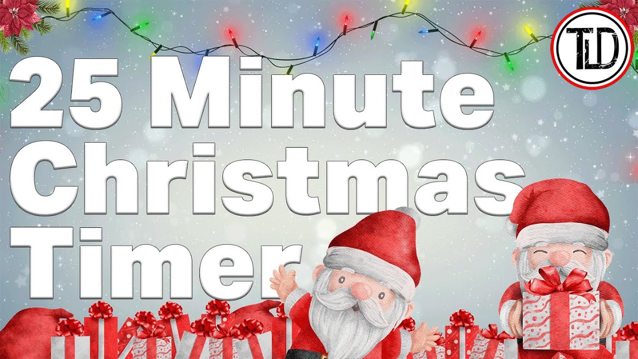 25 Minute Christmas Timer with Santa (2022) - YouTube