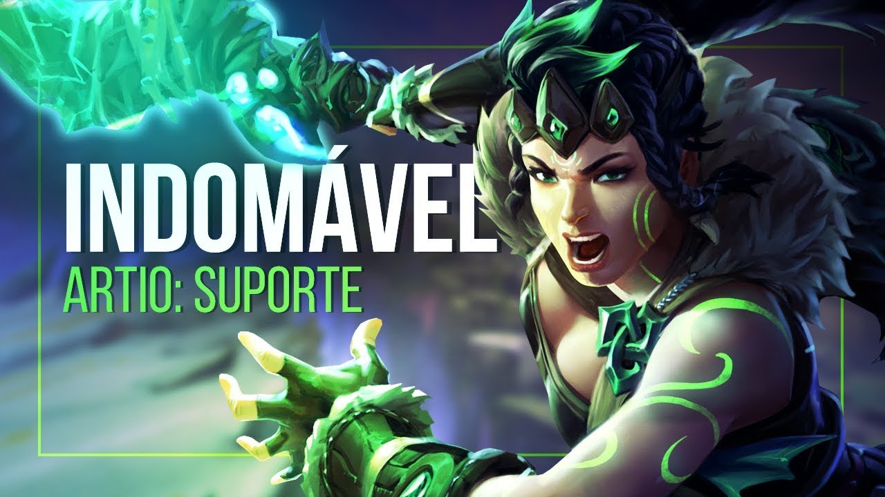 SMITE - INDOMÁVEL: ARTIO SUPORTE GAMEPLAY + BUILD - YouTube