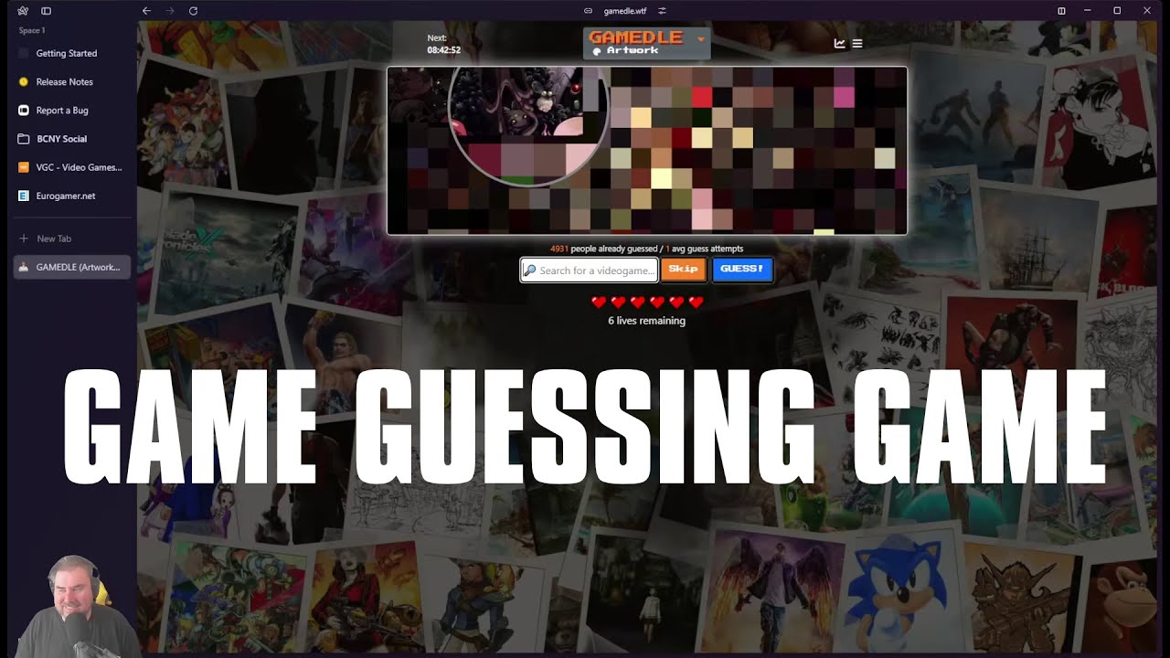 A Game Where You Guess Games? Let's Play Gamedle! - YouTube