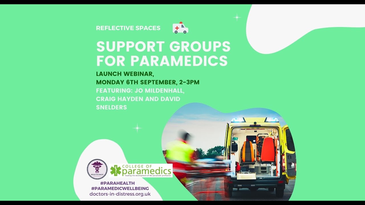 Launch of Support Groups for Paramedics - YouTube