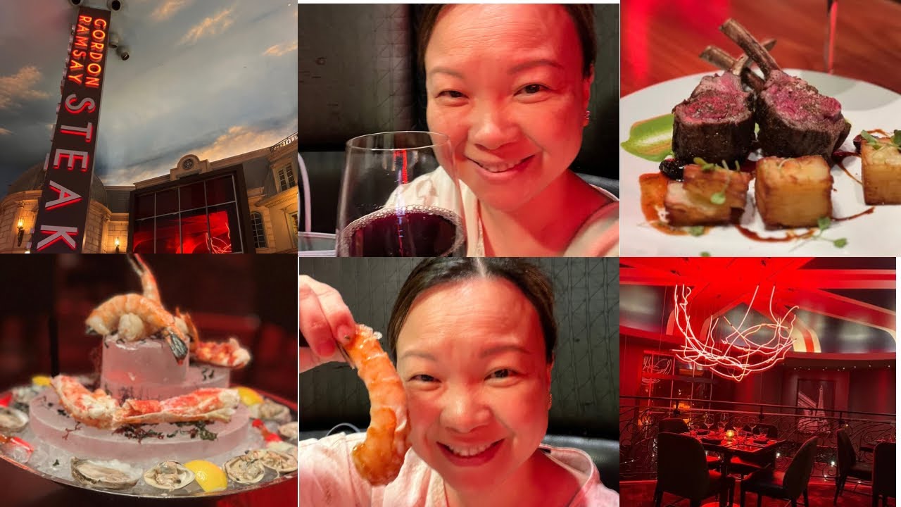 Dinner at Gordon Ramsay Steak Restaurant 📍Paris Hotel, Las Vegas ...