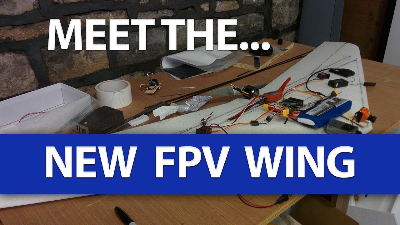 Meet The NEW Long Range 52" FPV Flying Wing - She's a Beauty! - YouTube