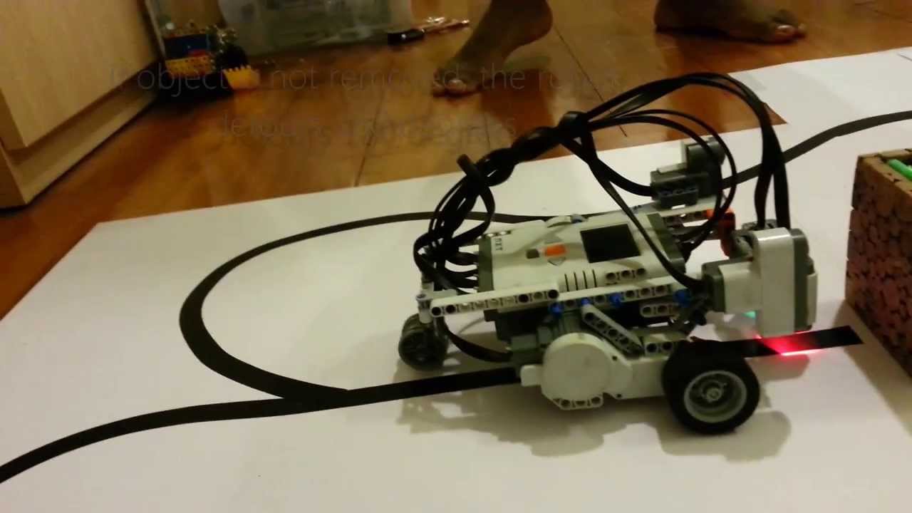 Self Driving Car (LEGO NXT Mindstorms) - YouTube