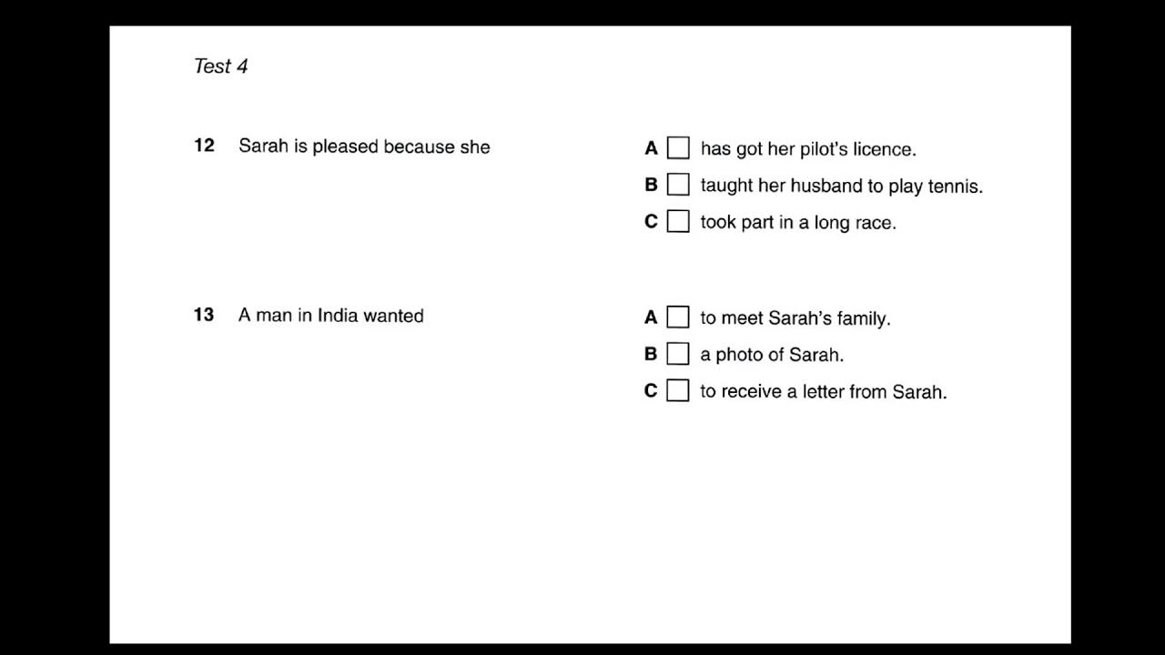 Study English online (B1). Preliminary English Test (PET) Listening ...