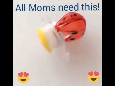 Amazing Self Closing Baby Pacifier - YouTube