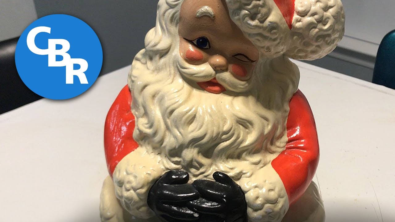 Restoration of Vintage Santa Claus (Repair and Painting Timelapse ...