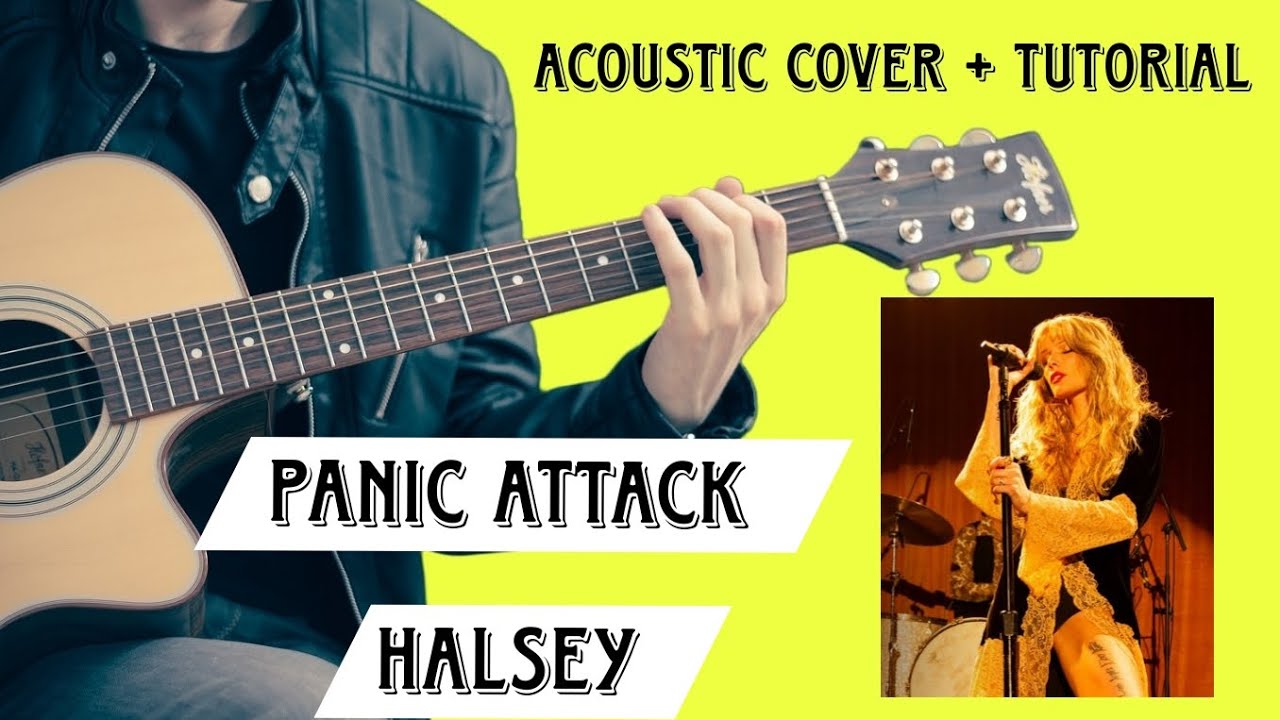 Halsey - | Panic Attack | Quick Guitar Chords Cover + Lesson (No Capo ...