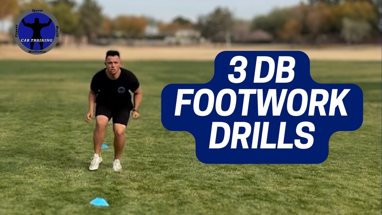 3 DB Footwork Drills for Football - YouTube