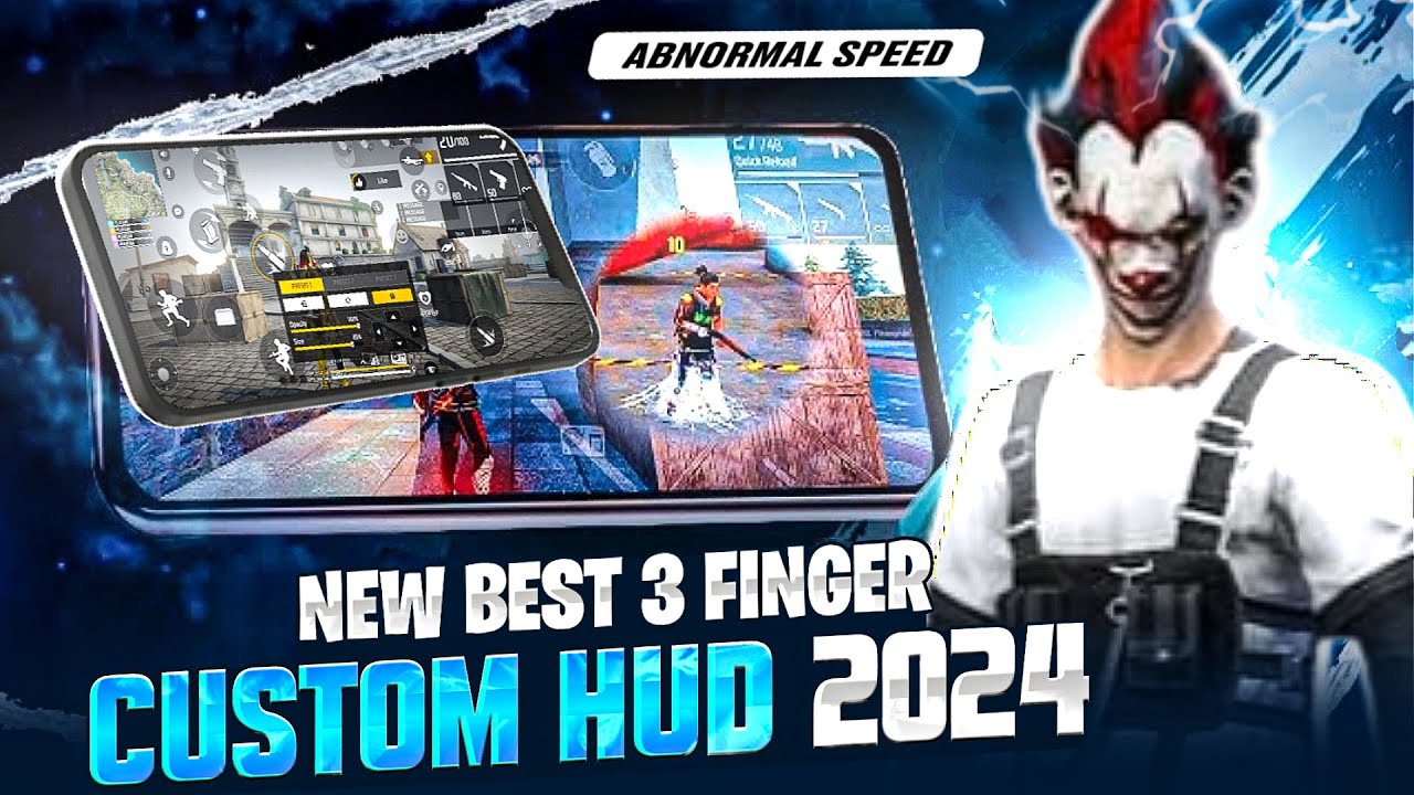 Top 7 Best 4 FINGER custom hud Free Fire🤯(MOVMENT+HEADSHOT)😎Best Custom ...