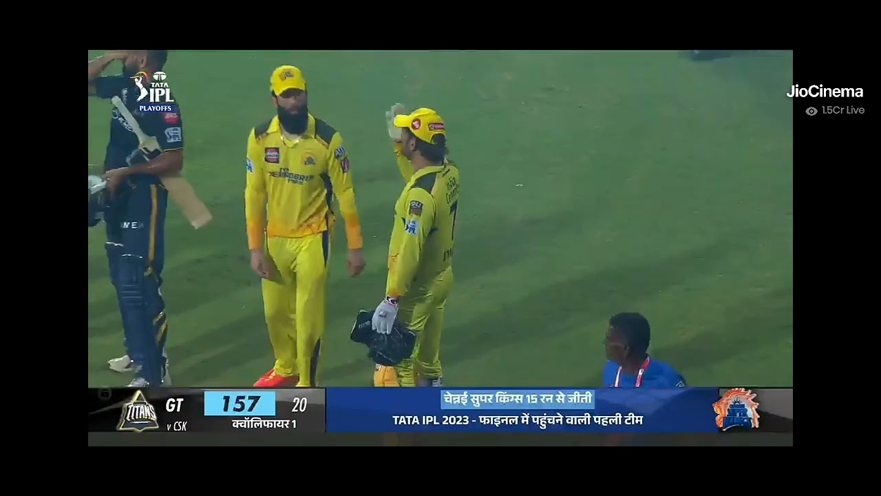 captian cool is back//finally CSK go to final - YouTube