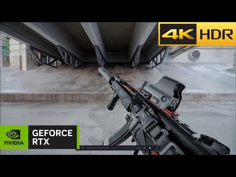 [4K HDR] Cyberpunk 2077 - RTX 4090 - Call of Duty Weapons Mod - Shooting Range Showcase