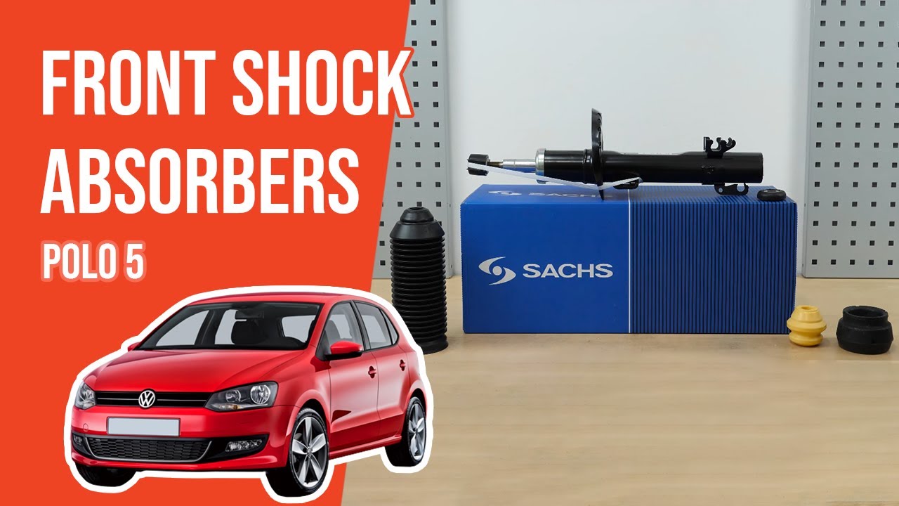 How to replace the front shock absorbers Polo mk5 ➿ - YouTube
