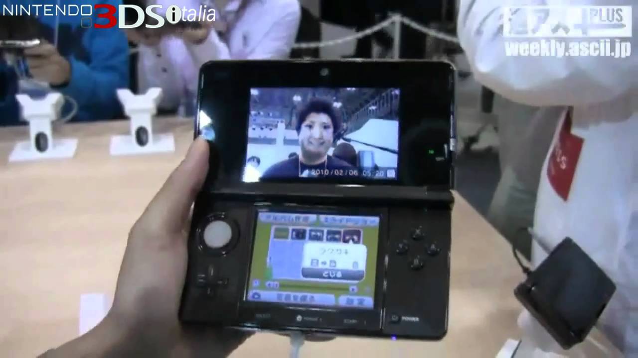 Nintendo 3DS Mii Studio e AR - Demonstration - Nintendo 3DS Italia ...