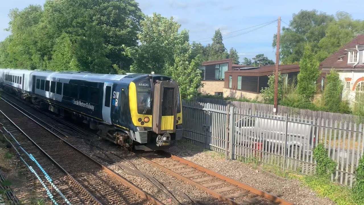 Class 444 Desiro | 444041 + 444019 | South Western Railway - YouTube