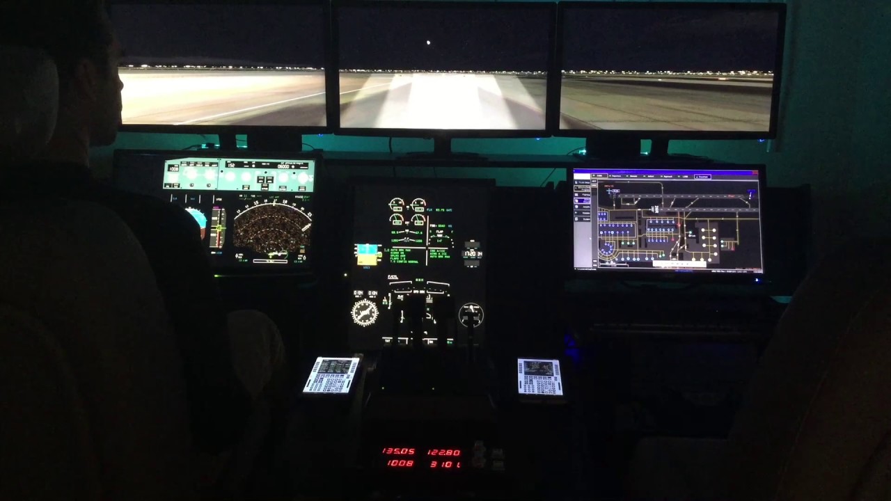 [P3DV3.2] A320"HOME COCKPIT GENERIQUE" DEPART DE NUIT A LONDRES GATWICK ...