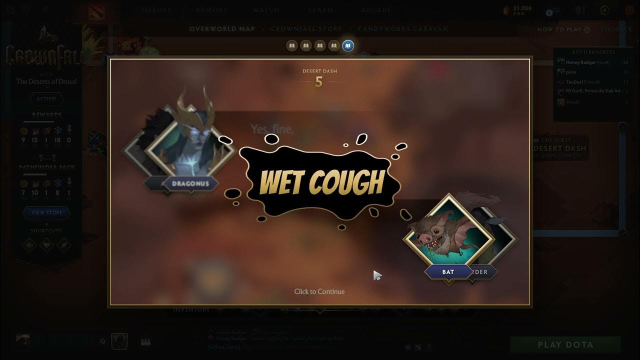 Desert Dash 5 (Crownfall Event | The Deserts of Druud - Act 2) - Dota 2 - YouTube