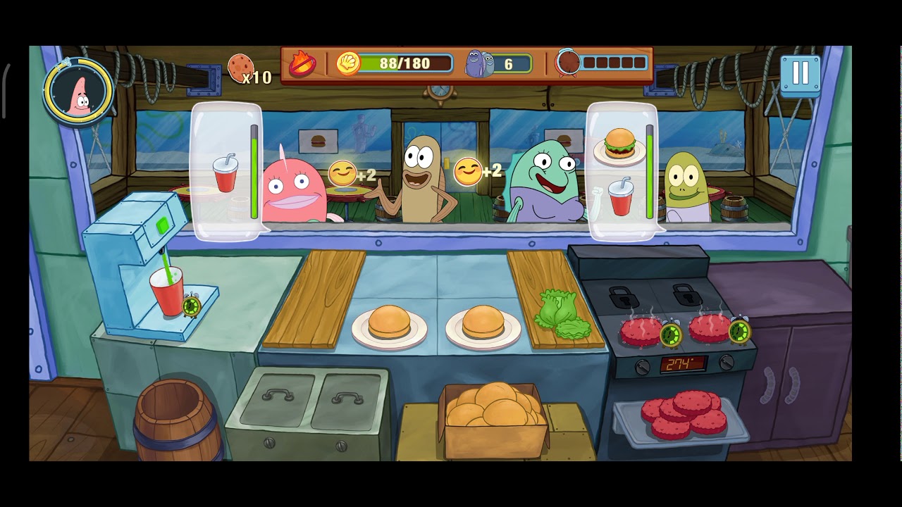 The Krusty Krab lvl1-7| SpongeBob Krusty Cook Off#6 - YouTube