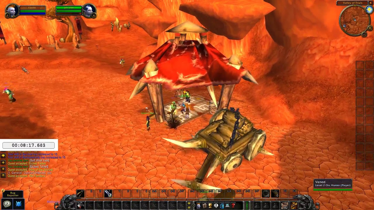 Speedleveling - Starting Zone - Troll Hunter - Classic WoW @32m46s ...