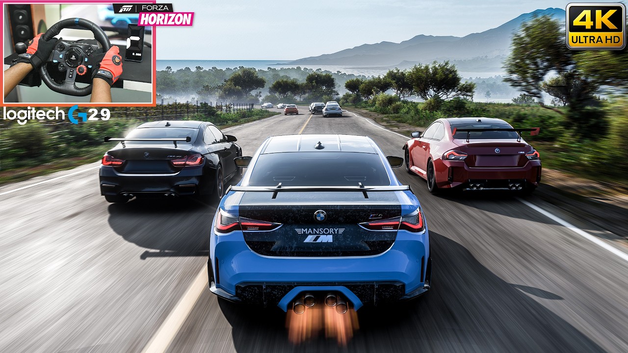 BMW G82 M4 MANSORY Edition VS Super Saloon cars | Forza Horizon 5 ...