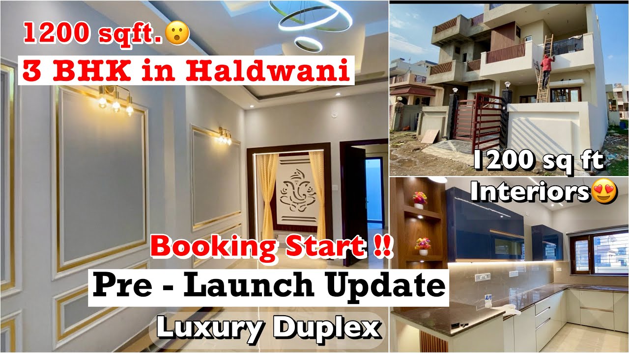New Site 1200 sqft 3 BHK Duplex BOOKING STARTED - Pilikothi Haldwani ...