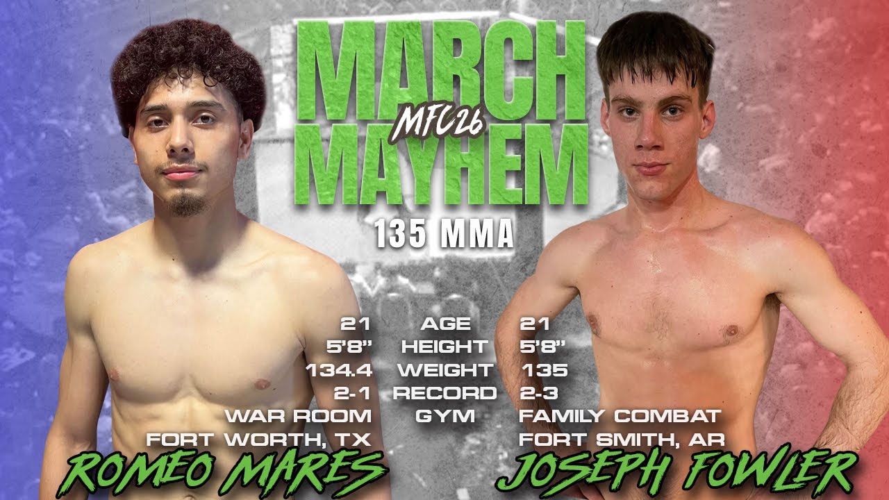 MFC26 Romeo Mares VS Joseph Fowler - YouTube