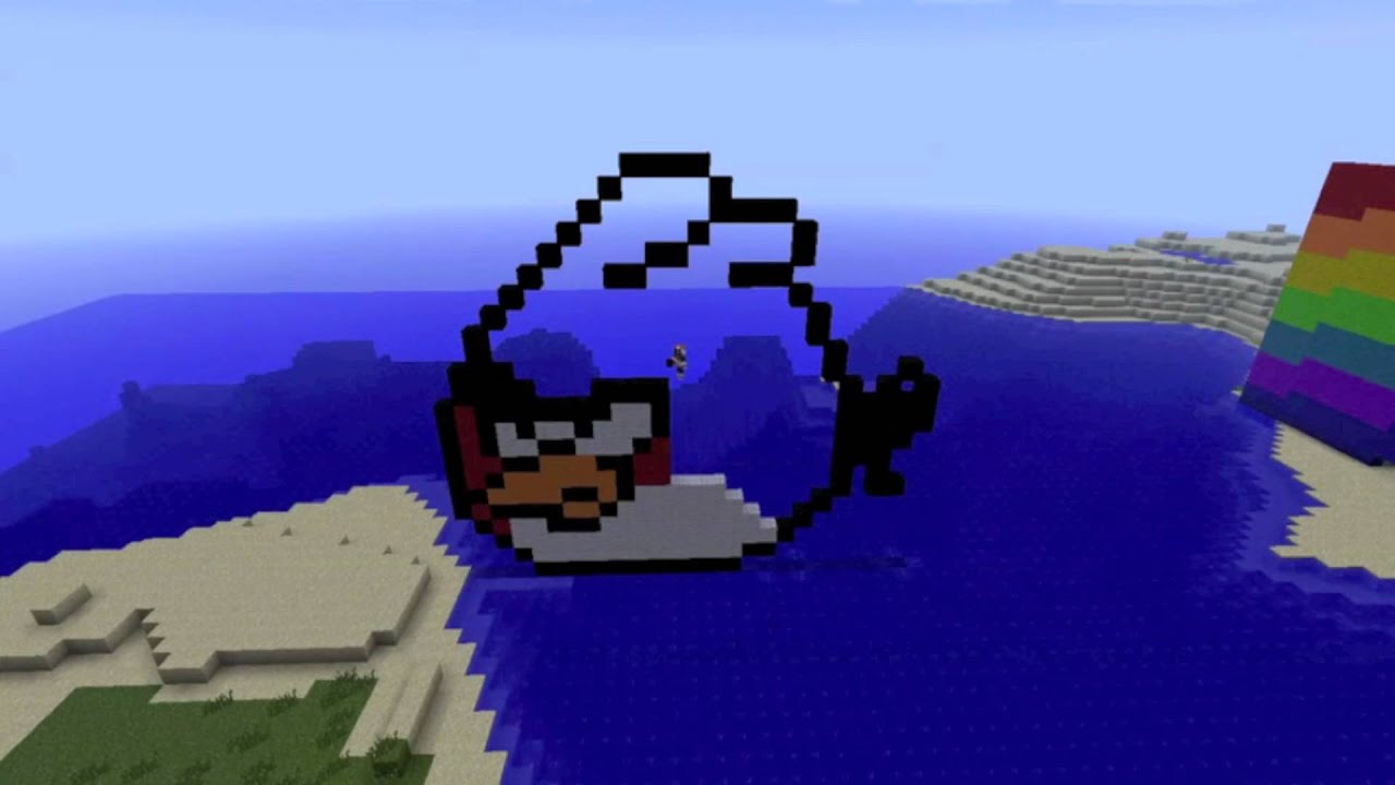 Angry Birds in Minecraft! (Speed build) - YouTube