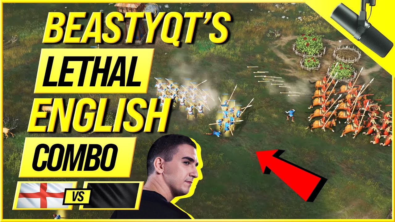 Age of Empires 4 - Beastyqt's DEADLY English Combo - YouTube
