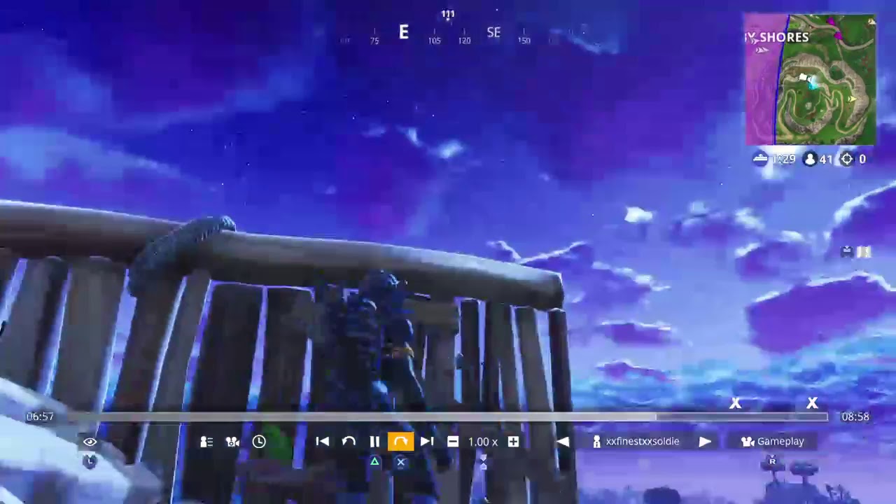 Fortnite nuke explosion (GAMEPLAY) - YouTube