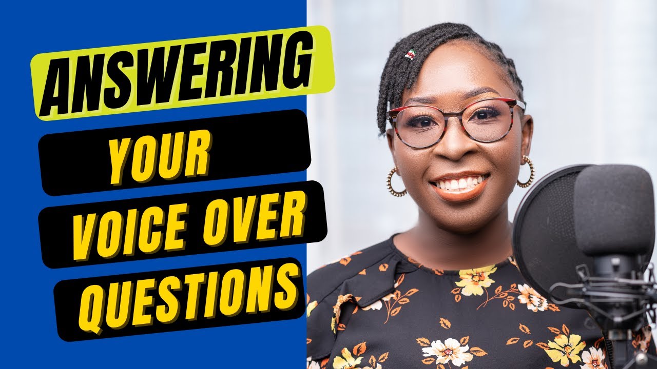 Answering Frequently Asked Questions About A Voice Over Career - YouTube
