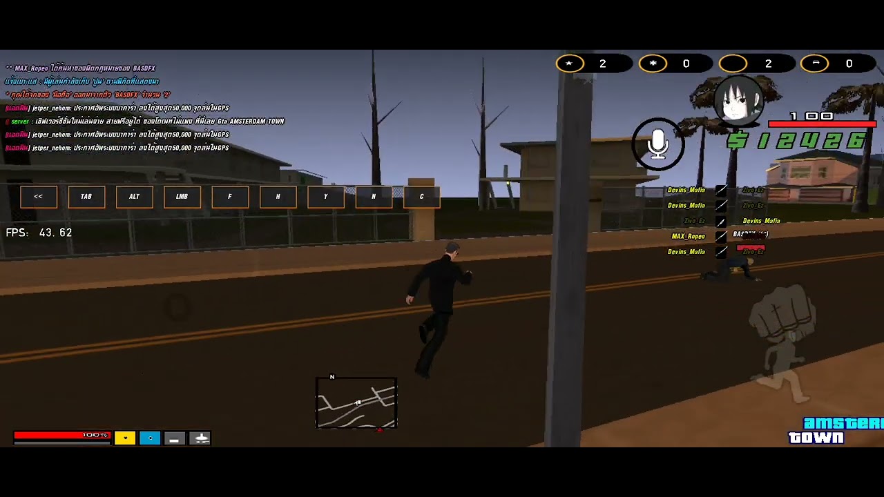 รีวิวระบบจกศพ เซิฟ GTA AMSTERDAM TOWN ระบบโครดตึงโครดน่าเล่น - YouTube
