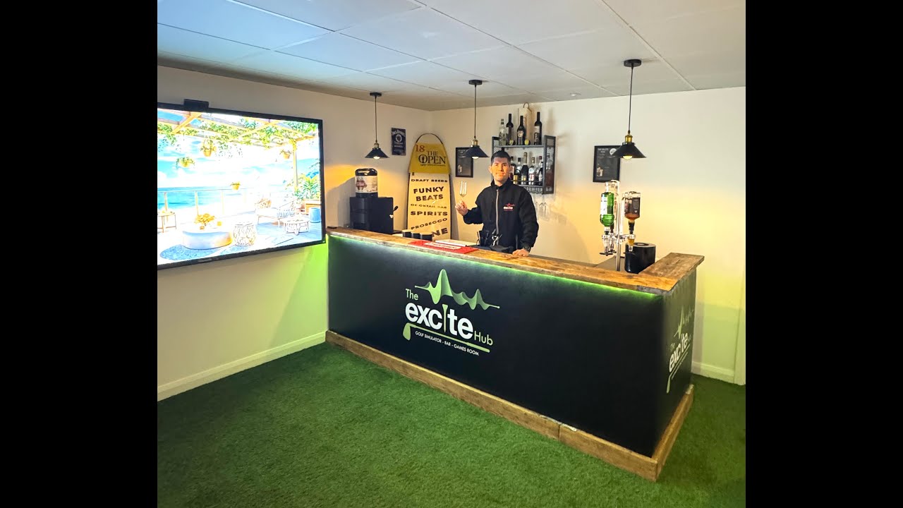 Vinyl Wrap Golf Bar, Installing Our Bar Signage @TheExciteHub - YouTube