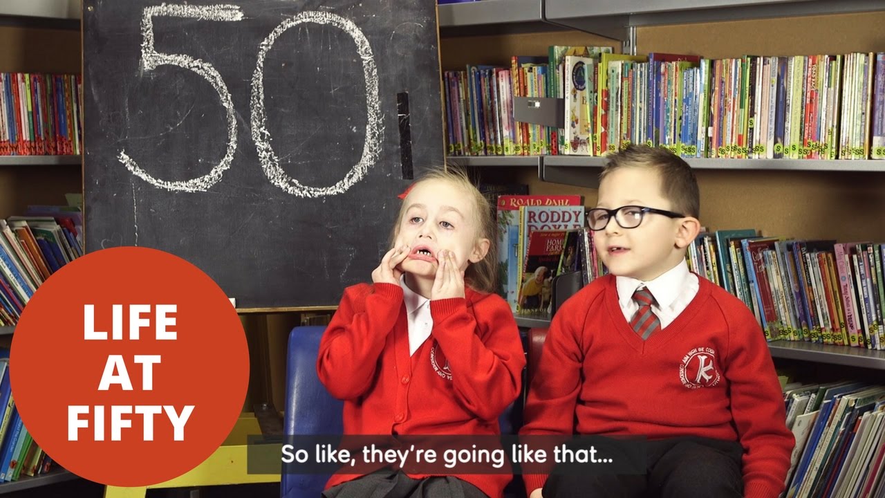 Life at 50, according to kids - YouTube
