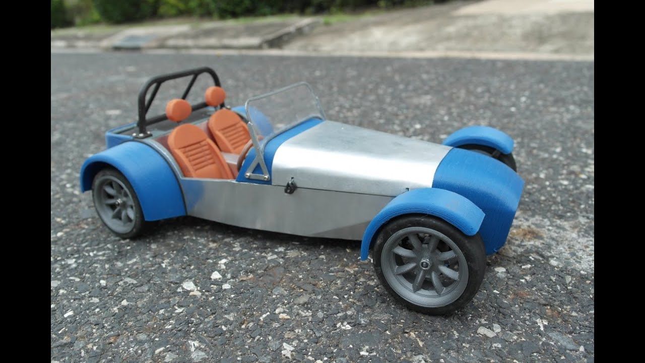 Lotus Seven RC raw footage test 1 - YouTube