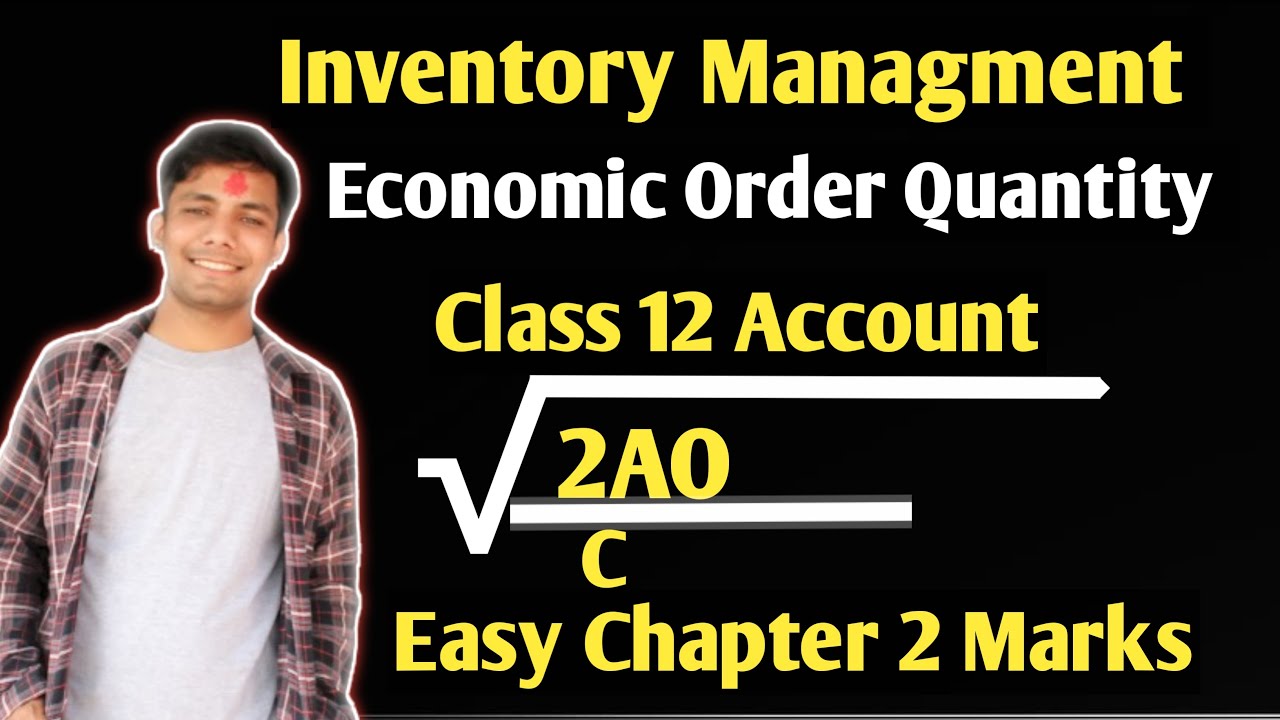 Inventory Managment || Economic Order Quantity || Alive Bokati - YouTube