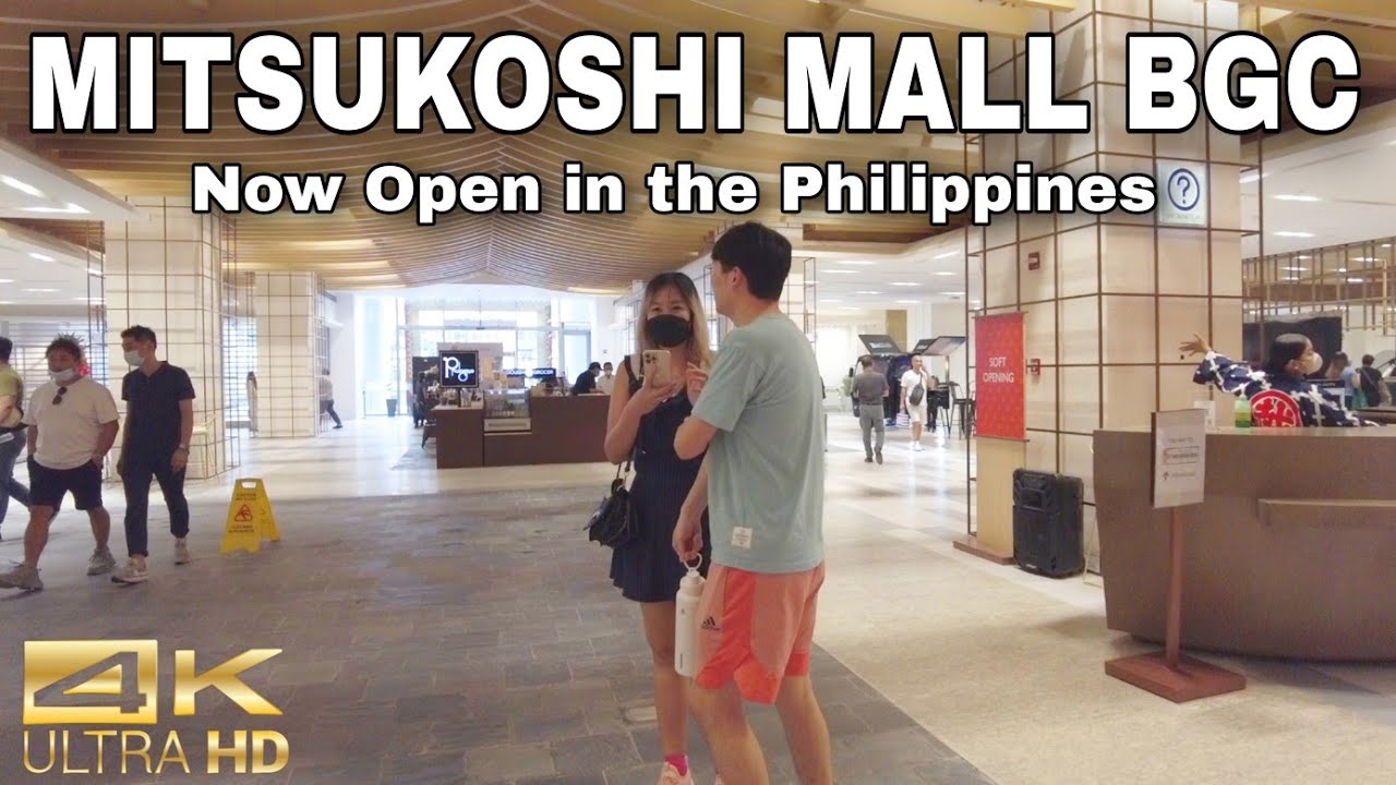 NOW OPEN ! The First Japanese Mall ! Mitsukoshi Mall BGC Philippines | Walk at BGC Taguig City ...