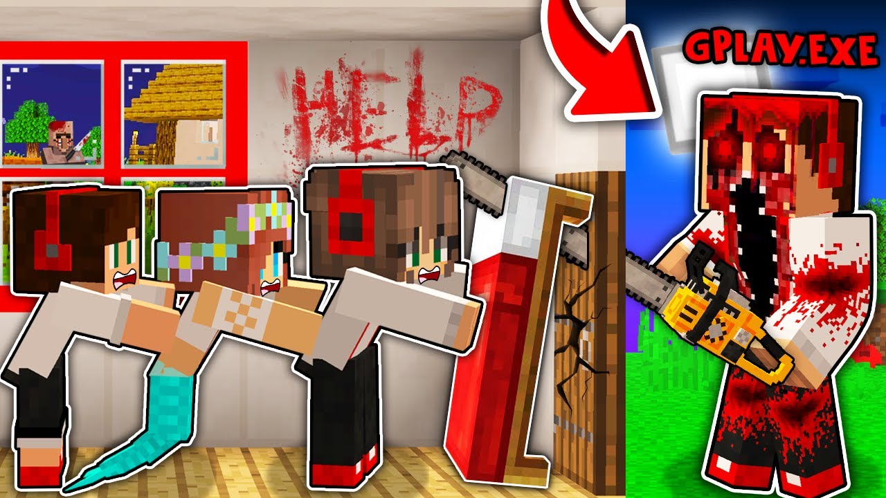 STRASZNY GPLAY.EXE NISZCZY WSZYSTKO NA SWOJEJ DRODZE W MINECRAFT?! GPLAY & LUMI - YouTube