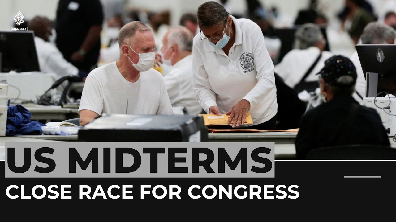 US midterms 2022: Close race for congress as count continues - YouTube