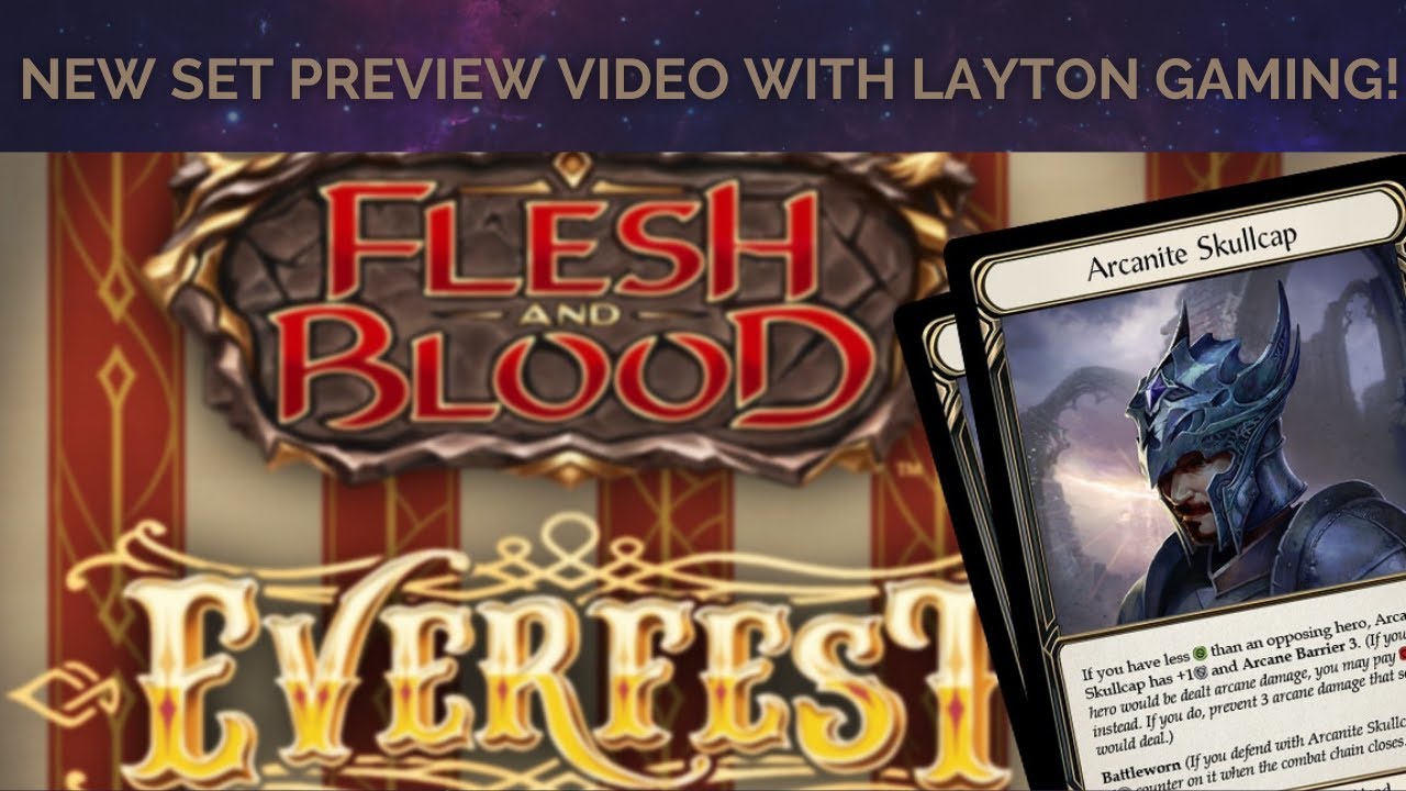 Flesh and Blood Everfest 1st Edition Booster Box Opening Set Preview ...