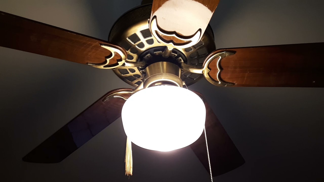 NuTone Verandah II (Kontrust/Top Union) ceiling fan - YouTube